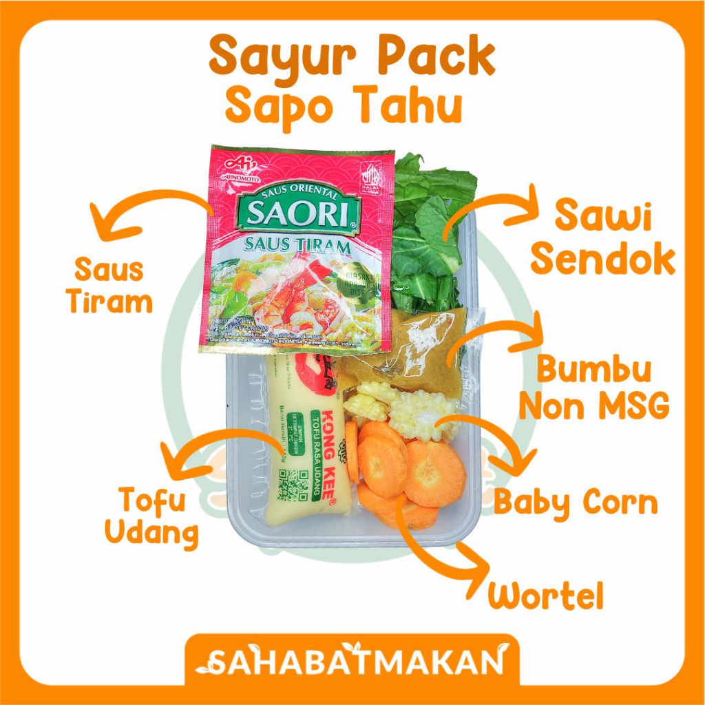 Jual Sapo Tahu - Sayur Pack / Sayur Prep / Sayur Instant — Sahabat ...