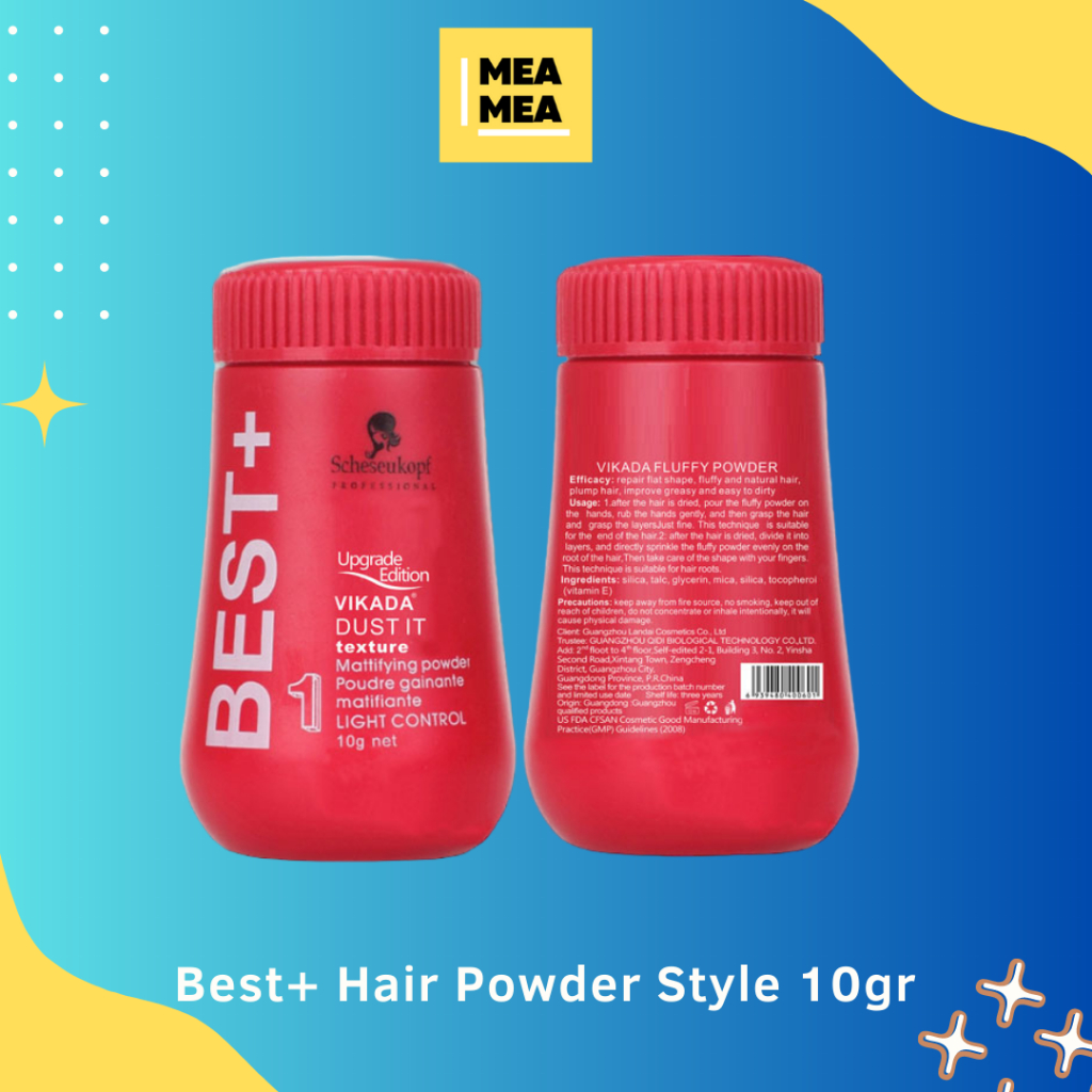 Jual Best+ Hair Powder 10gr Dust It Bedak Rambut | Shopee Indonesia