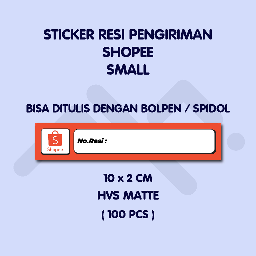 Jual [100 PCS] Sticker Resi | Label Pengiriman | Stiker Resi Murah ...