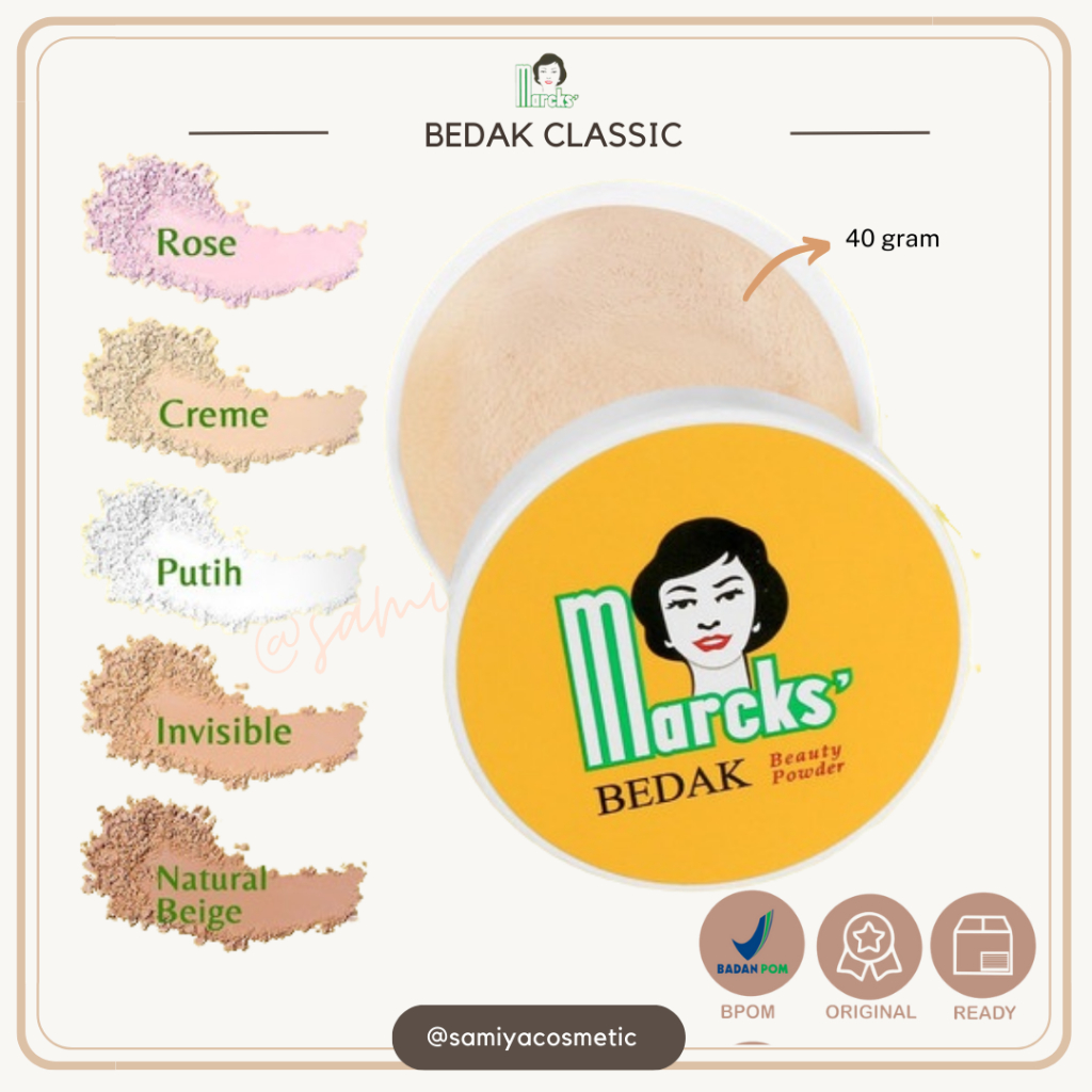 Jual Marcks Bedak Classic 40gr - Marcks Bedak Tabur - Loose Powder ...