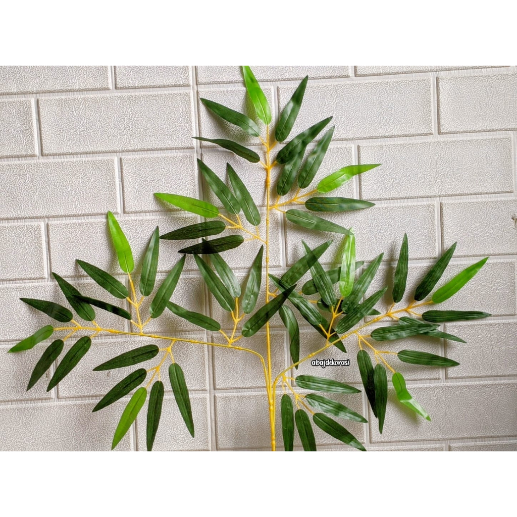 Jual Daun Bambu Artificial - Daun Bambu Plastik - Daun Bambu Hiasan ...