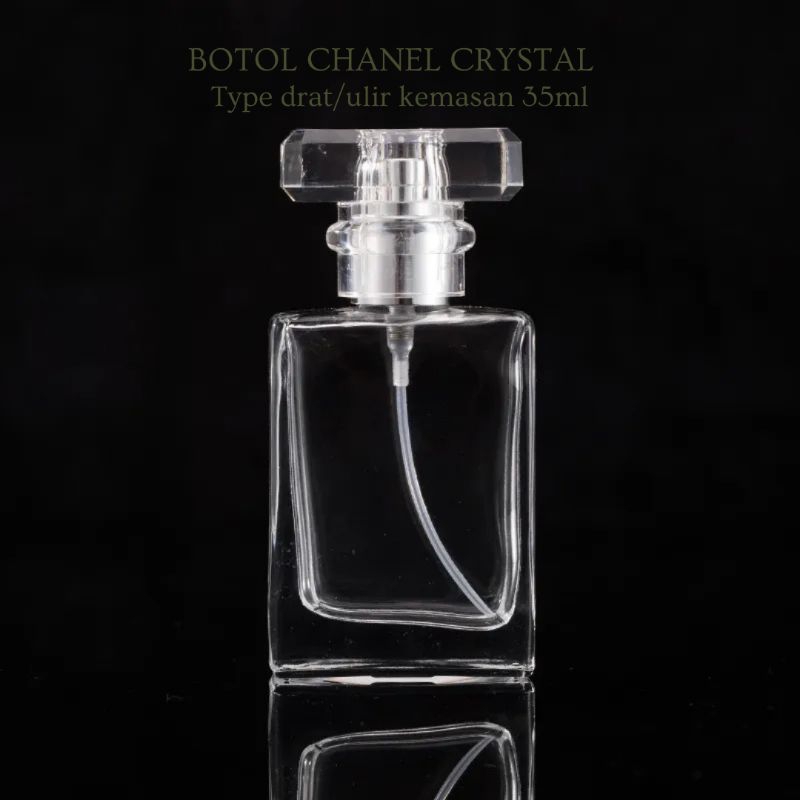 Jual [Per lusin] Botol parfum refill Chanel crystal polos type drat ...