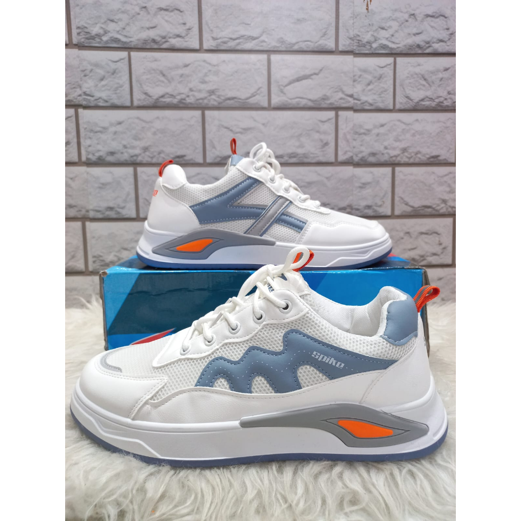 Jual SPIKE Sepatu Sneakers Pria Spatu Laki laki Dewasa Tali Import ...