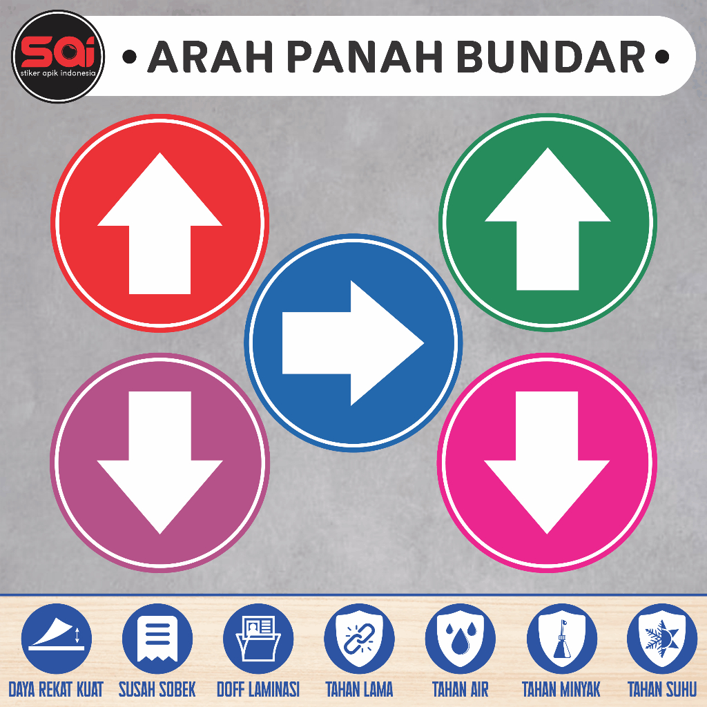Jual STIKER VINYL ANTI AIR PANAH / STIKER ARAH PANAH BUNDAR / STIKER ... Jual STIKER VINYL ANTI AIR PANAH / STIKER ARAH PANAH BUNDAR / STIKER ...