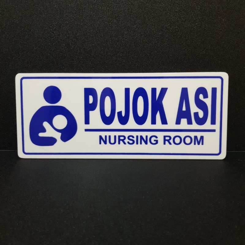 Jual Akrilik sign tulisan POJOK ASI - full acrylic 2mm | Shopee Indonesia