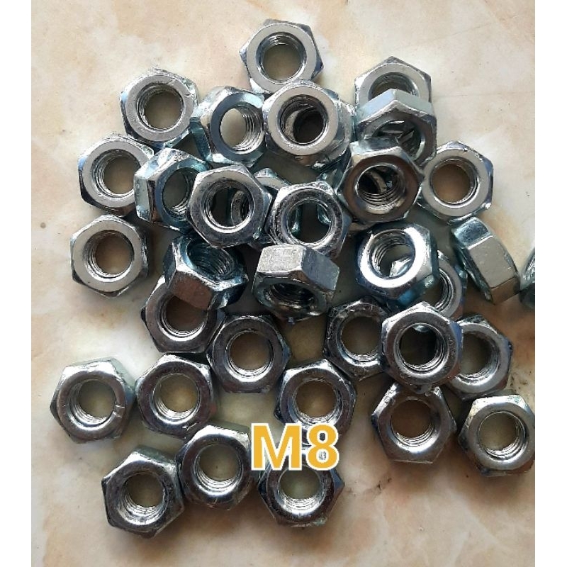 Jual Mur M8 / Mur Galvanis / Mur longdrat | Shopee Indonesia