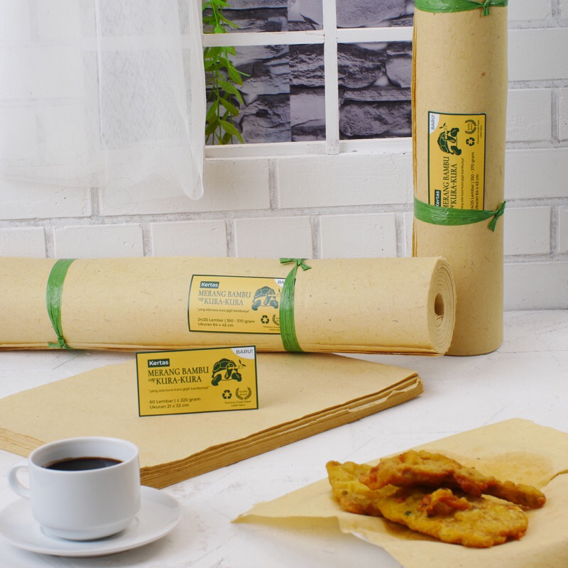 Jual Kertas Merang / Kertas Minyak Makanan / Kertas Gorengan (25lbr ...