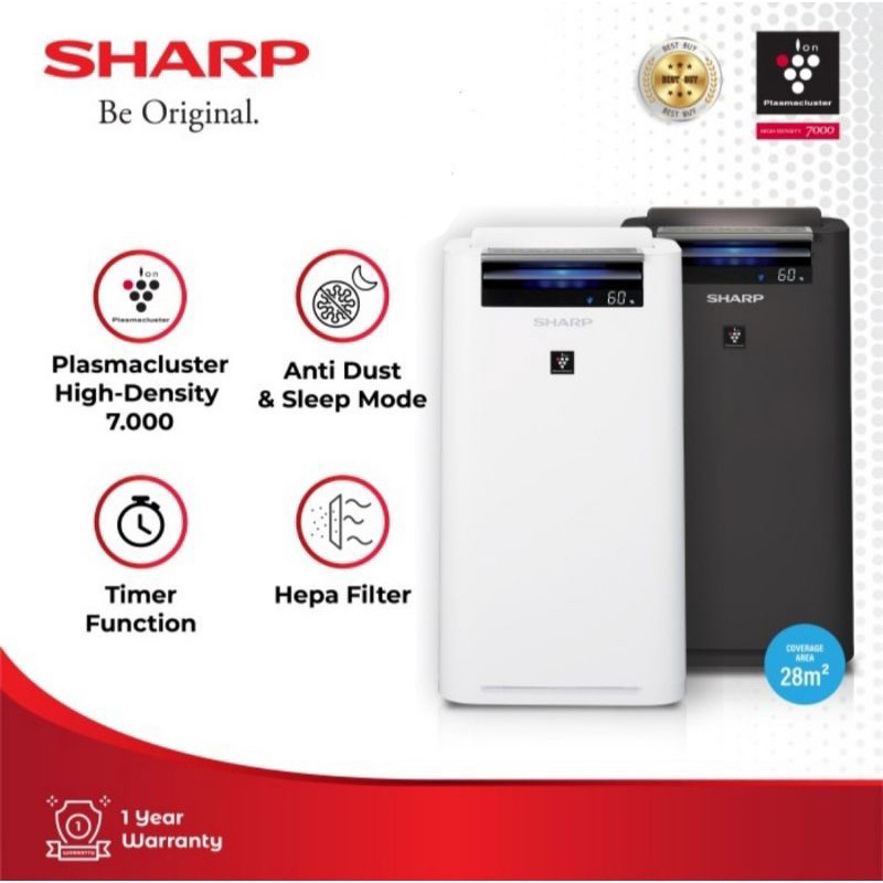 Jual Air Purifier Sharp KC-G40Y-H/W with Plasmacluster (penjernih udara) | Shopee Indonesia