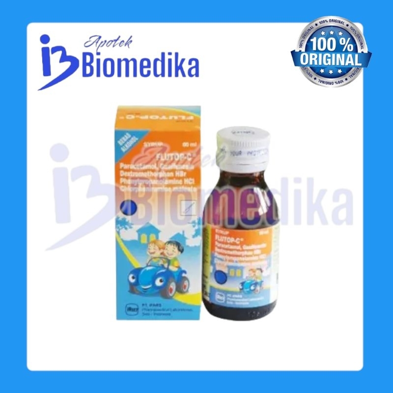 Jual FLUTOP C SIRUP 60ML obat batuk anak | Shopee Indonesia