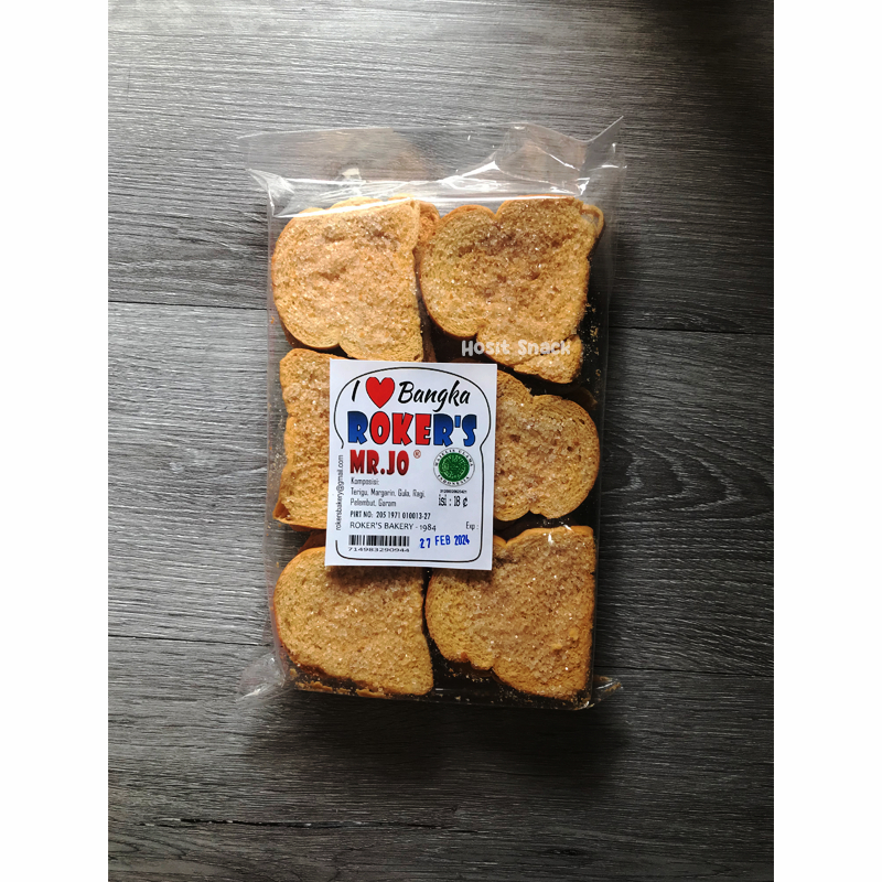 Jual Roti Kering Bangka Mr Jo Rokers Gula Classic / Bagelen Bangka ...