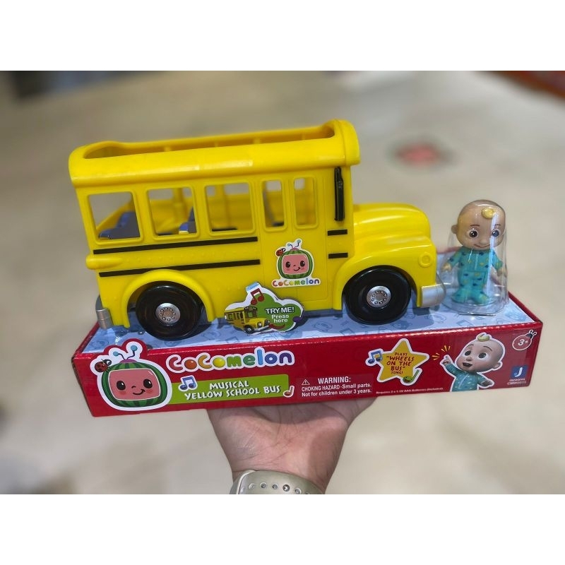 Jual Cocomelon Coco Melon Yellow School Bus Original New/Mainan anak ...