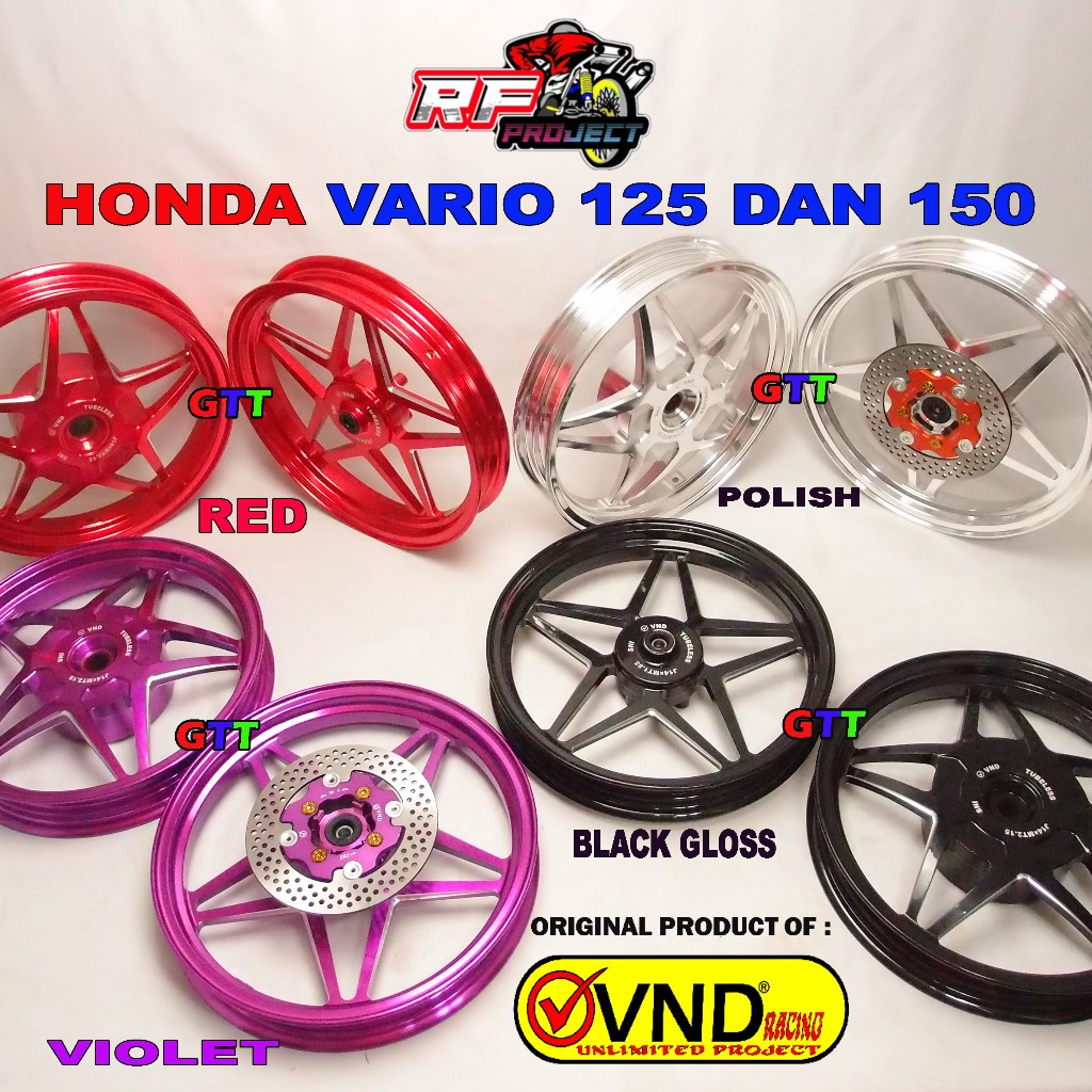 Jual Velg Racing VND V SPEED Beat FI | Scoopy | Vario 110 | Vario 125 ...