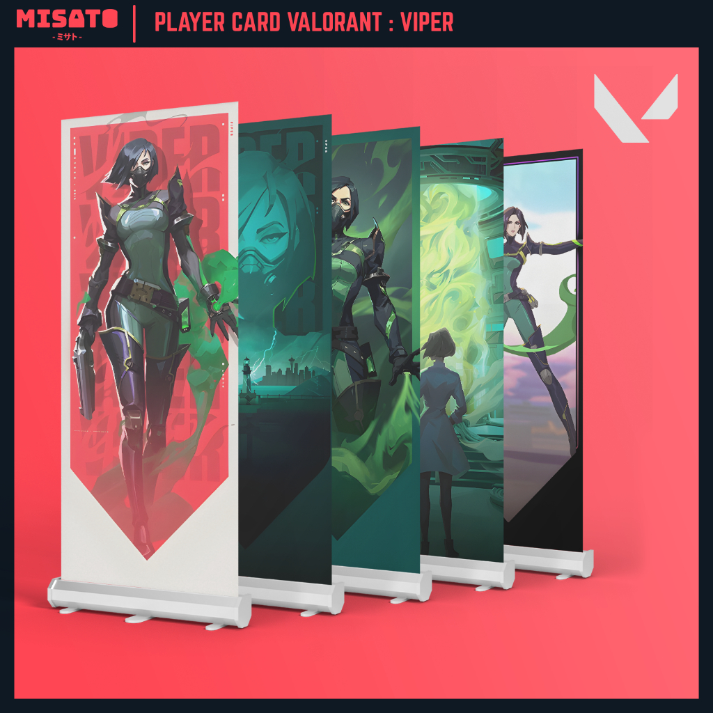 Jual Poster Player Card Valorant : Viper | Shopee Indonesia