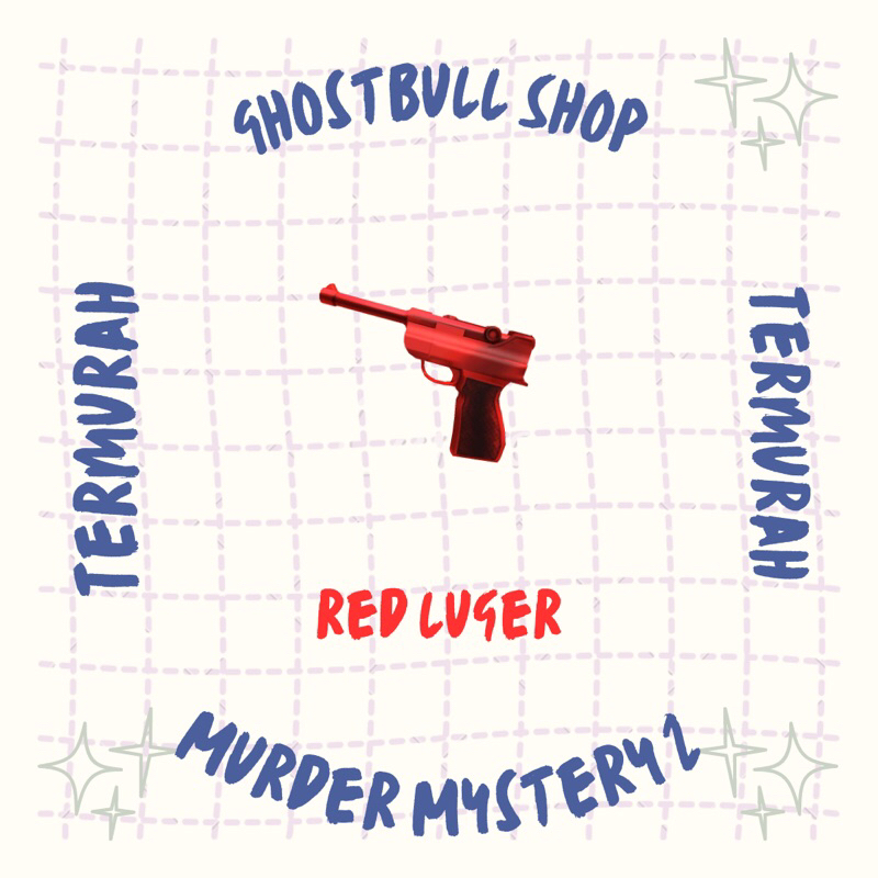 Jual Antivirus Red Luger Mm2 Godly Murder Myster 2 | Shopee Indonesia