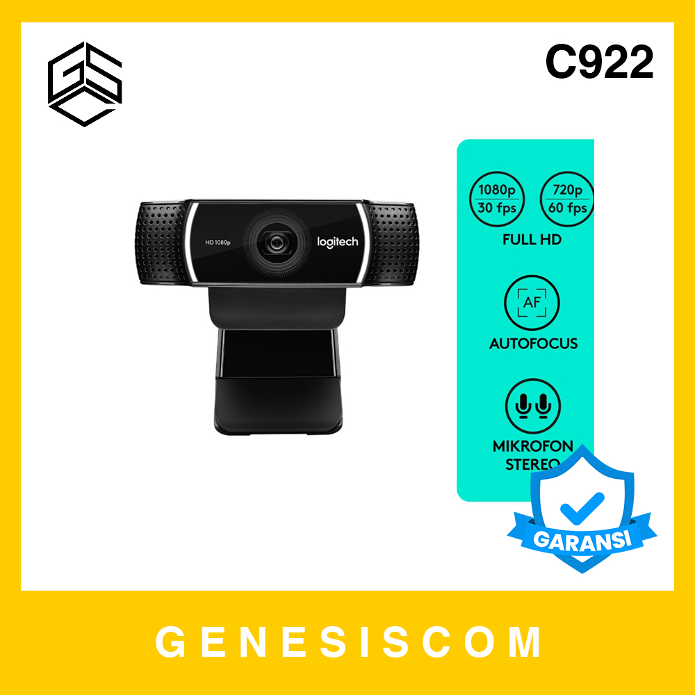 Jual Webcam LOGITECH C922 Pro Stream 1080p Full HD Web Cam Camera ...