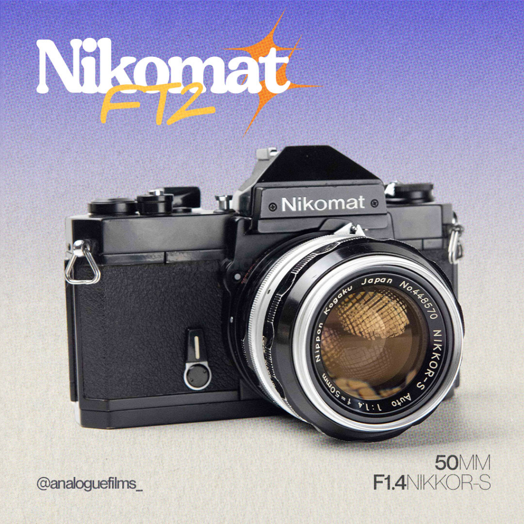 Jual Kamera Analog Nikon Nikomat FT2 Black kit 50mm f1.4 Kogaku Mulus ...