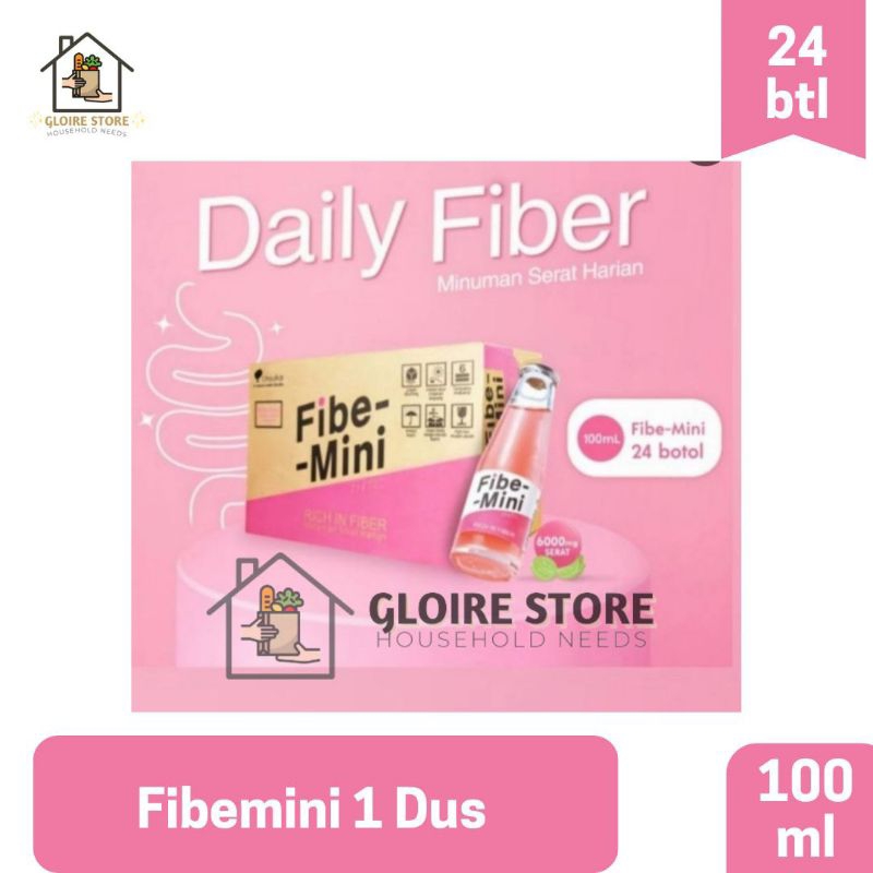 Jual Fibemini Fibe Mini 1 Dus 24x100mL Rich in Fiber (YSU/W) | Shopee ...