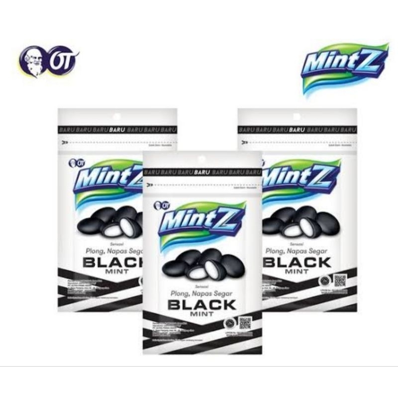 Jual MINTZ Permen Fresh Segar Chewy Mintz Black 40Gr Permen Mintz ...