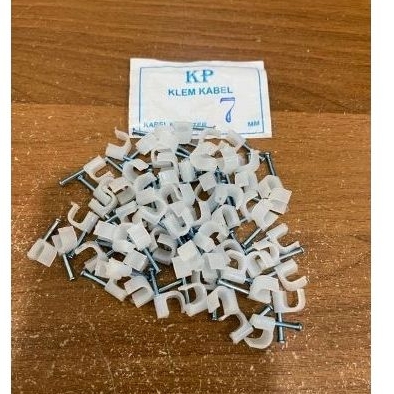 Jual klem wayar listrik no.7 klem kabel pvc plastik wayer kleman clamp ...