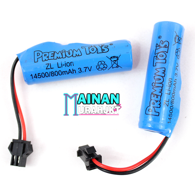 Jual BATERAI CAS BATERAI CADANGAN MOBIL REMOTE 3.7 VOLT 14500/800 mAh ...
