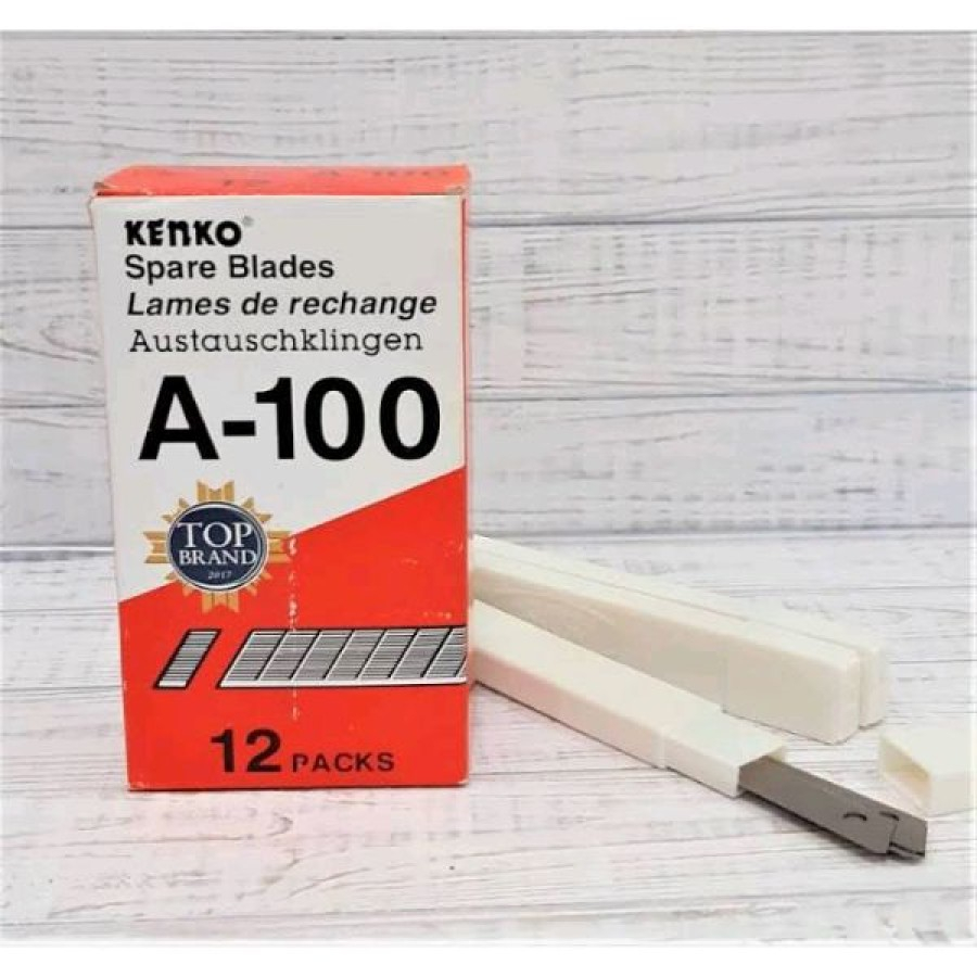 Jual 1 Tube - Isi CUTTER Kecil - A-100 - KENKO (isi 5 pcs) | Shopee ...