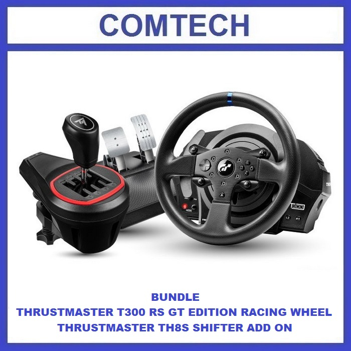 Jual Thrustmaster T300 RS GT EDITION + TH8S Shifter Add On Racing ...