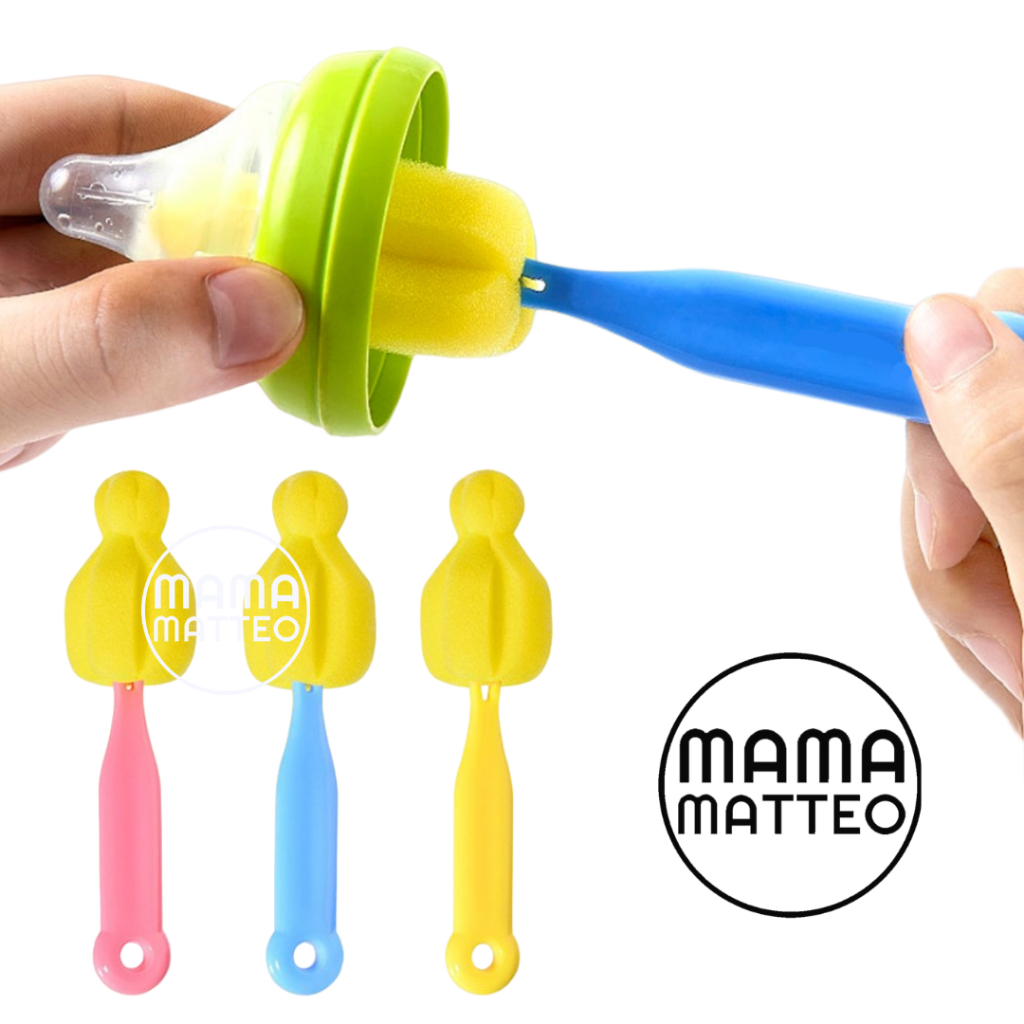 Jual Sikat Spons Dot Bayi / Sponge Pembersih Cuci Botol Susu Peralatan ...