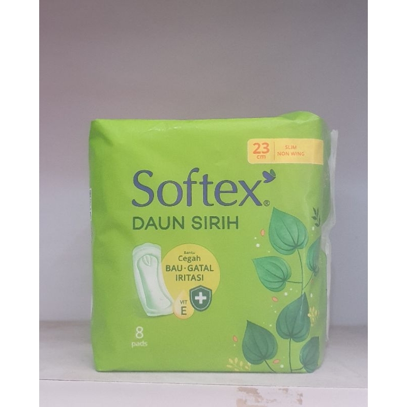 Jual SOFTEX DAUN SIRIH + VITAMIN E NON WING 8 PADS | Shopee Indonesia