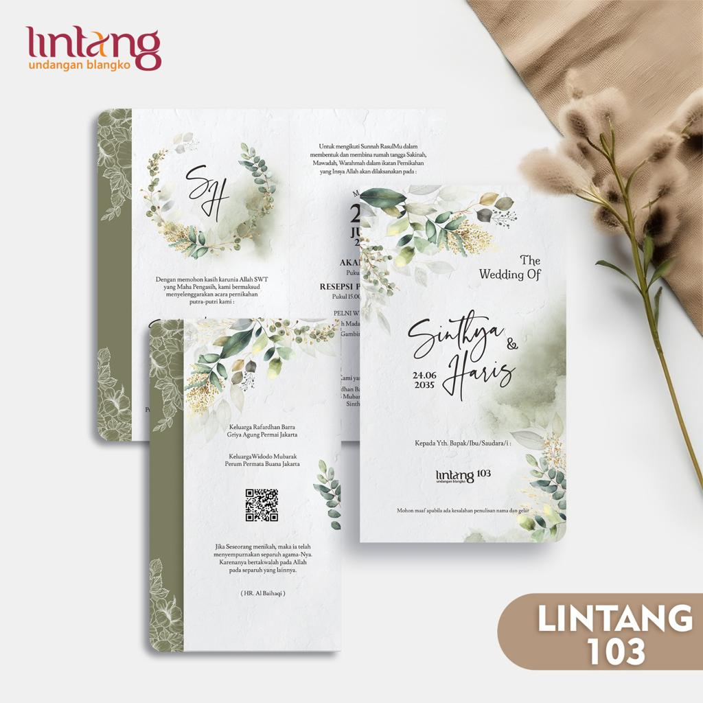 Jual Lintang 103 Blanko Undangan | Undangan Murah | Blangko Undangan ...