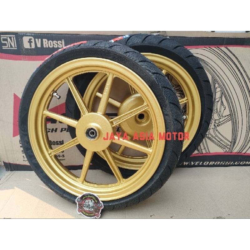 Jual SEPAKET VELG RACING V ROSSI PALANG 8 PLUS BAN MAXXIS BEAT VARIO ...