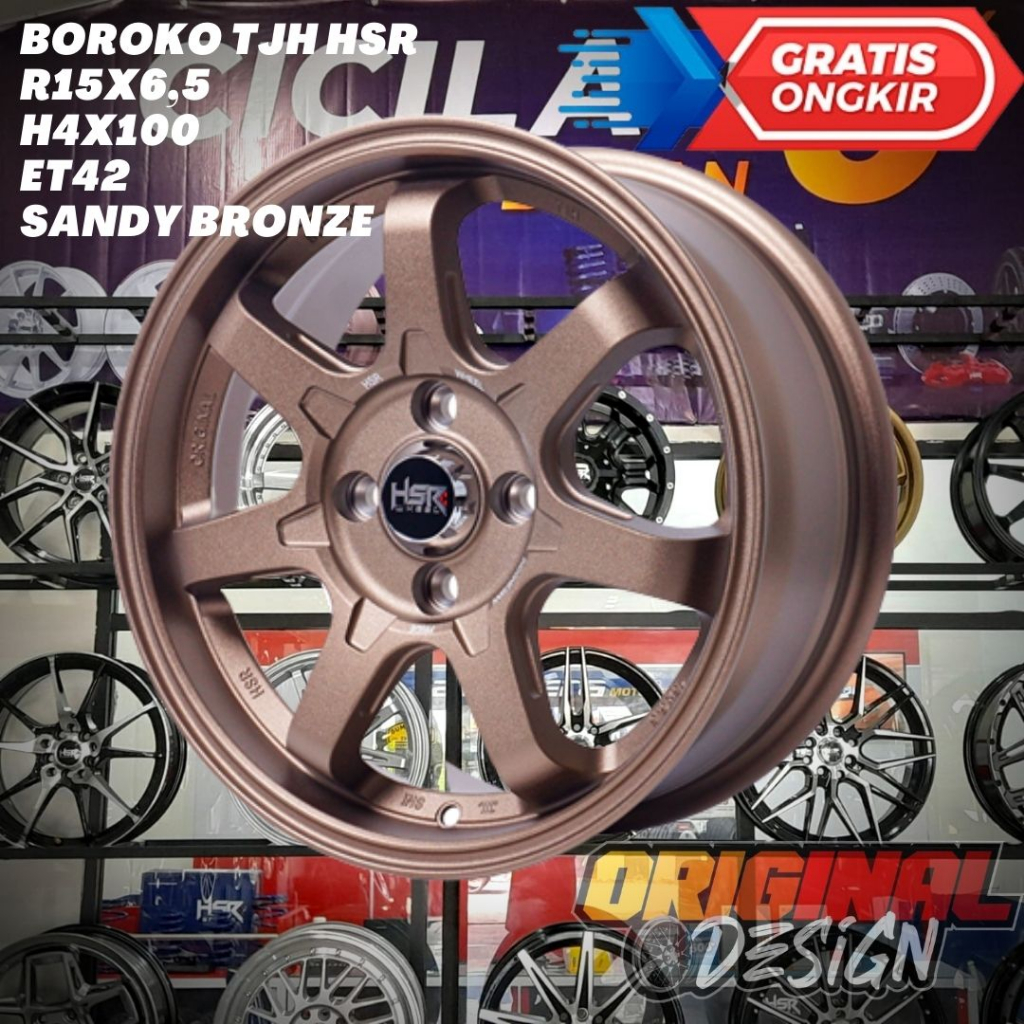 Jual Velg Mobil JDM Ring 15 HSR BOROKO TJH BRONZE Sigra , Calya , Agya , Ayla | Shopee Indonesia