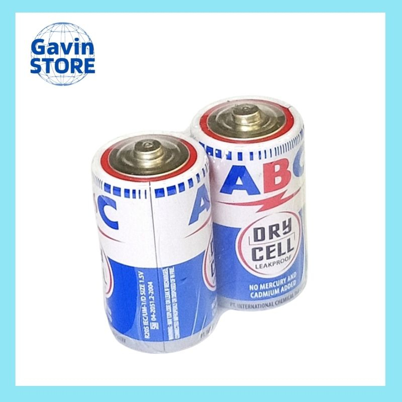 Jual Baterai ABC Besar Size D Baterai ABC Biru Type Ukuran D R20 High ...