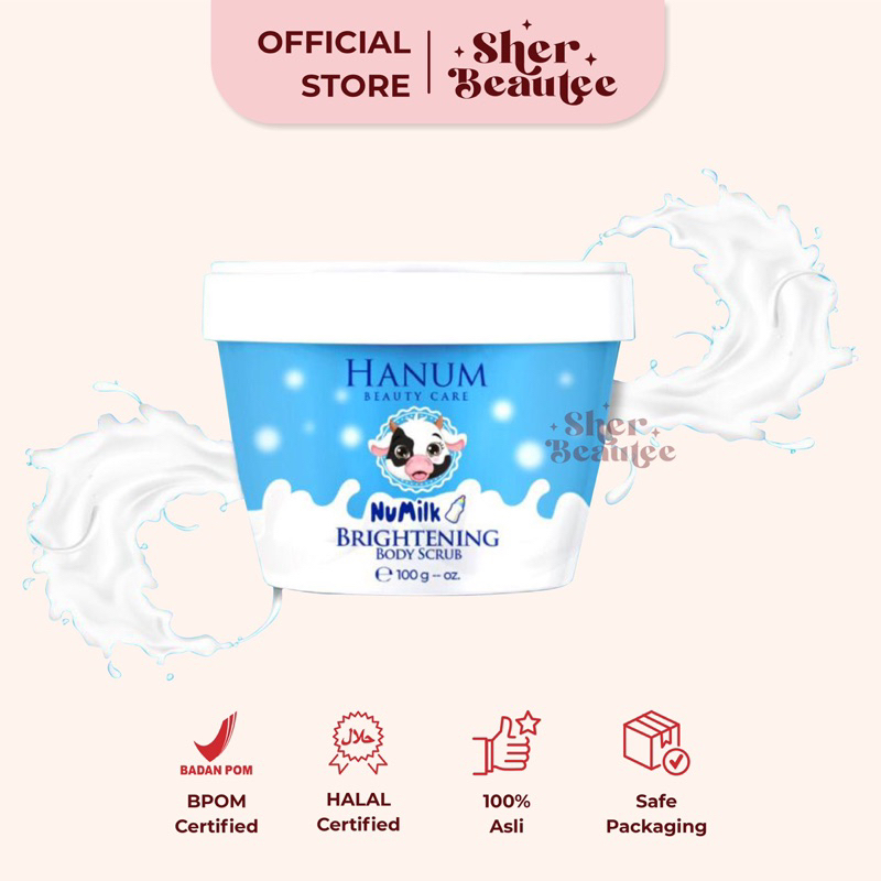 Jual Hanum Beauty Care Numilk Brightening Body Scrub 100g | Shopee ...
