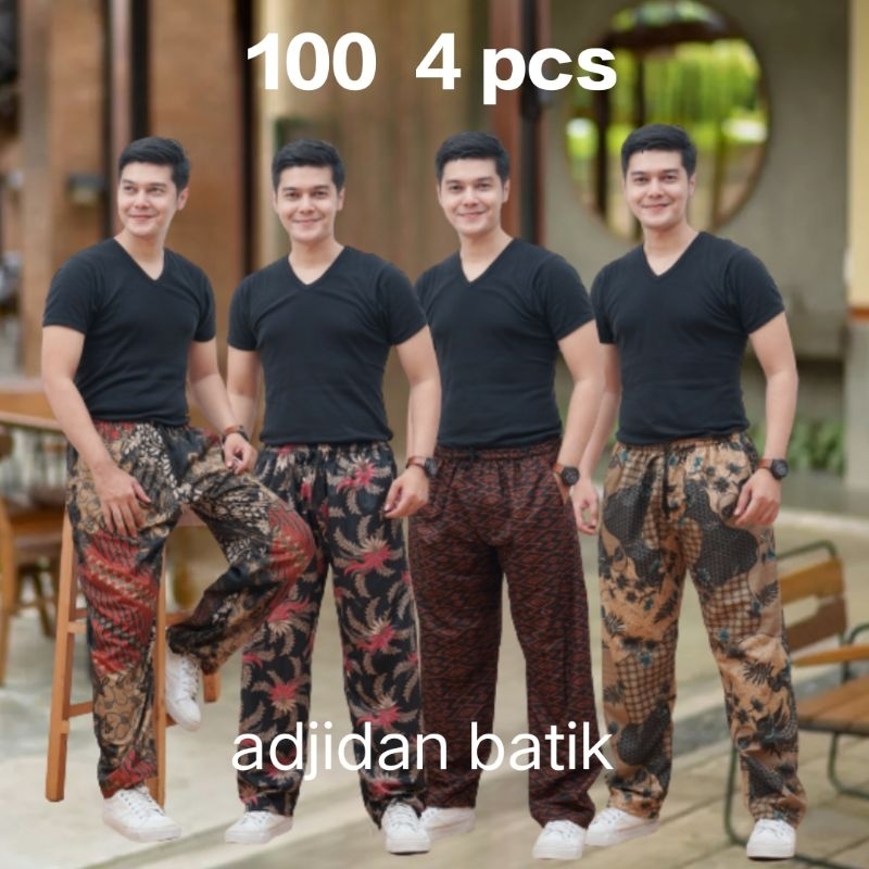 Jual CELANA BATIK PRIA JUMBO DAN STANDAR ADA SAKU KANAN KIRI DAN ...