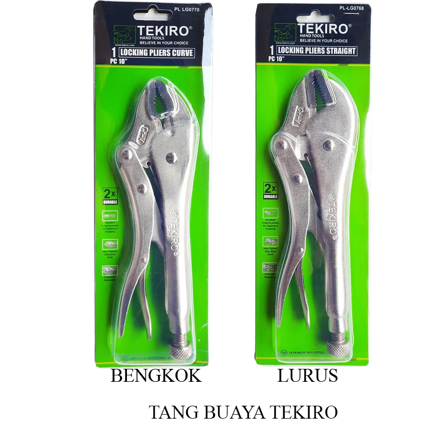Jual Tang Buaya - Tang Stell Tekiro 10" ( Lurus dan bengkok ) | Shopee ...