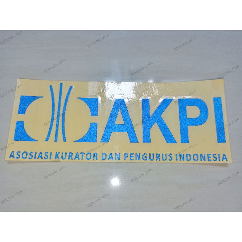 Jual Stiker Kurator AKPI / Asosiasi Kurator & Pengurus Indonesia Full ...
