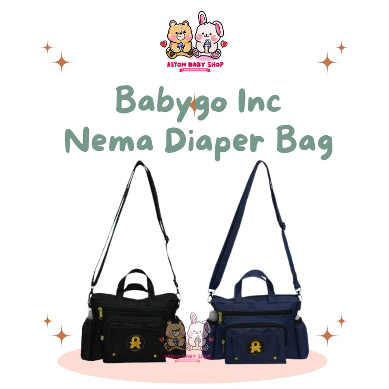 Jual BabyGo Baby Go Inc Nema Bag / Tas Diaper / Diaper Bag Shoulder ...