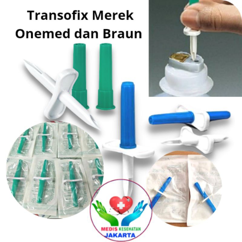Jual Transofix Alat Penusuk Botol Cairan Infus Transofix Double Spike ...