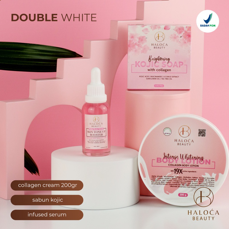 Jual [ HALOCA BEAUTY ] Hallowica | Double White Package | Collagen ...