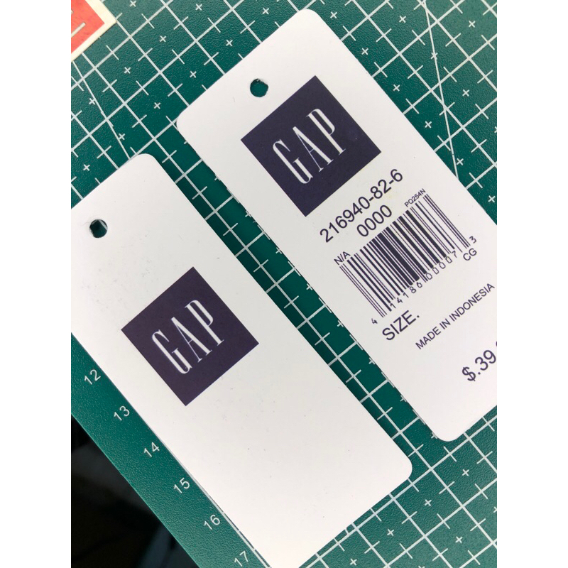 Jual GAP TAG PRICE TAG SUPER PREMIUM CO 1X DI KIRIM 600PCS | Shopee ...