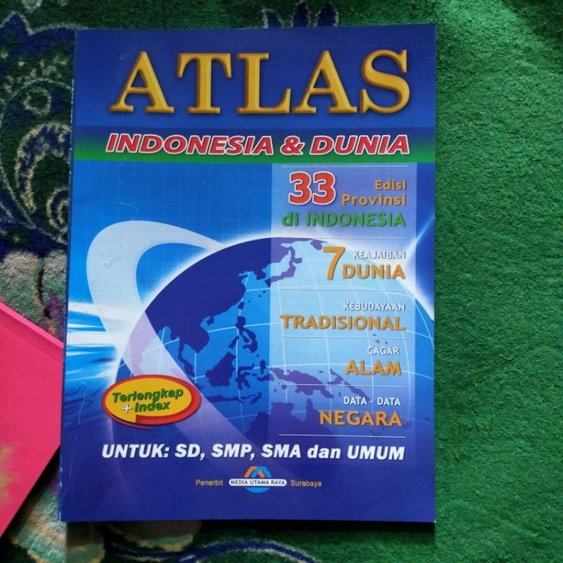Jual ORIGINAL BUKU PETA ATLAS TEMATIK 33 PROVINSI DI INDONESIA UNTUK SD ...