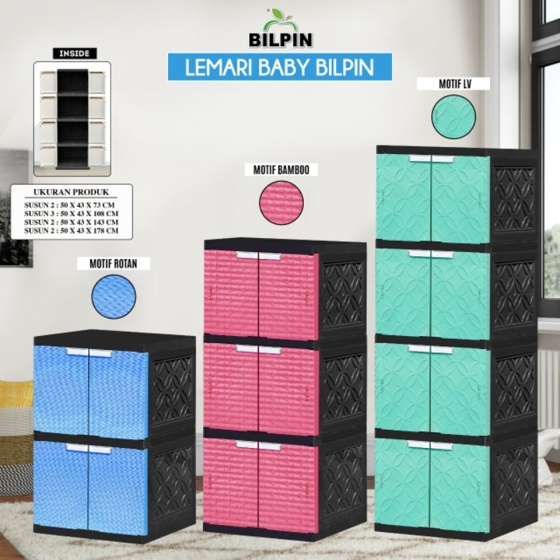 Jual BILPIN - Lemari 2 pintu Baby Akako Bilpin Lemari Pakaian Baby ...