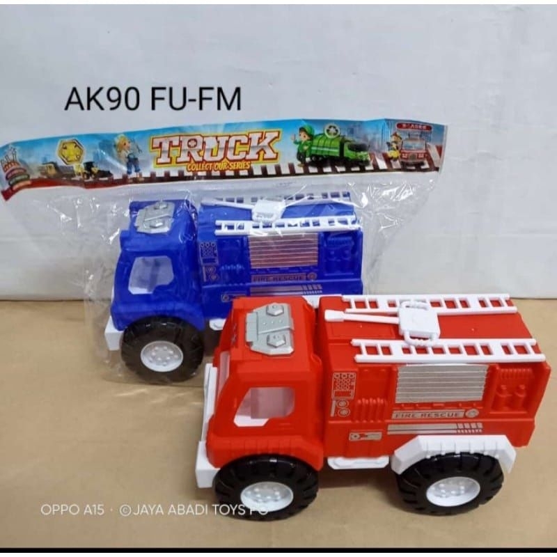 Jual mainan anak mobil mobilan fire truck Super truk pemadam kebakaran ...