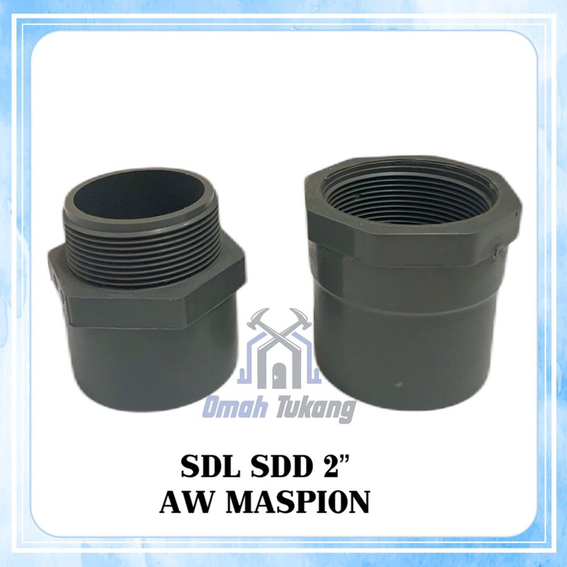 Jual Sok Drat Dalam (SDD) 2” inch MASPION TS / Sok Drat Luar (SDL) 2 ...