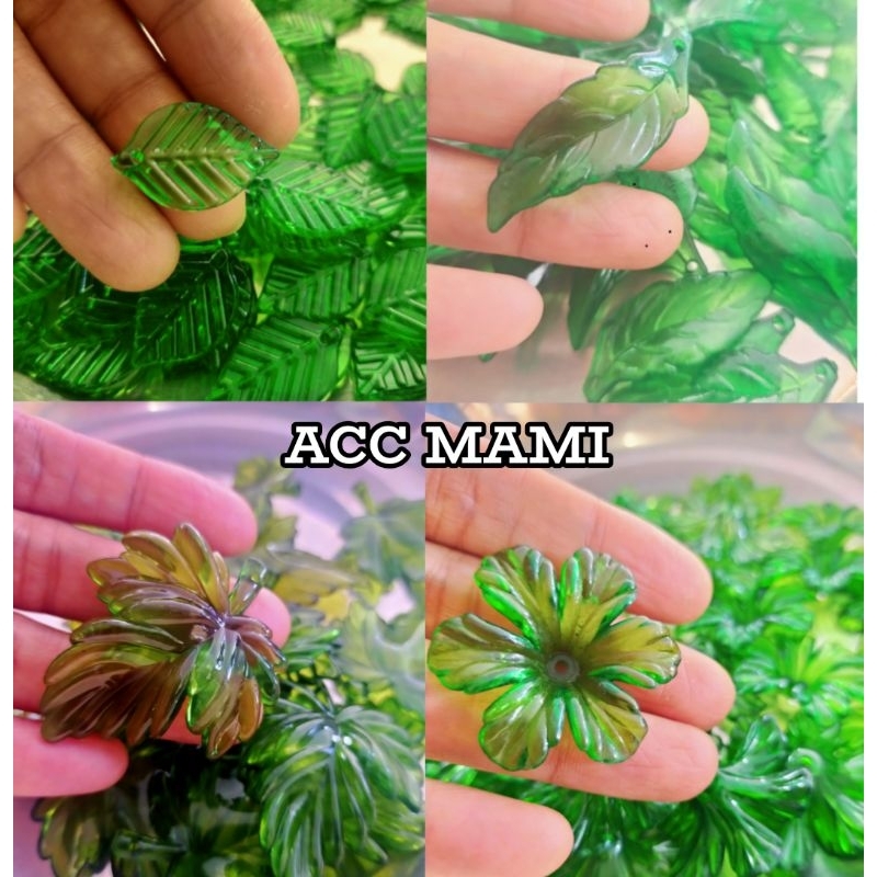 Jual MOTE MANIK DAUN AKRILIK | Shopee Indonesia