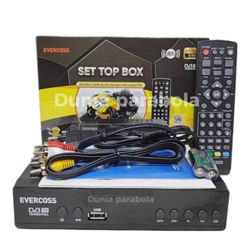 Jual SET TOP BOX STB TV DIGITAL EVERCROSS MAX stb super hd Evercross ...