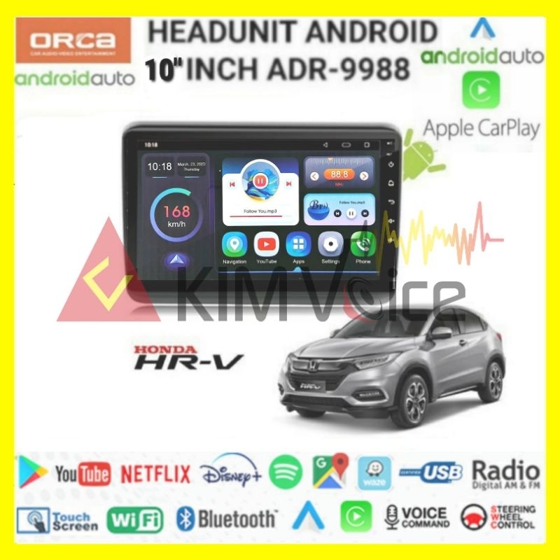 Jual Head unit Android Orca 10 inch OEM Honda HRV Soket pnp | Shopee ...