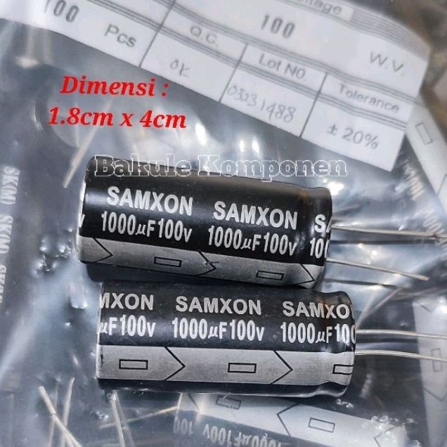 Jual Elco 1000uf 100v Original Elko Condensator Capacitor | Shopee ...