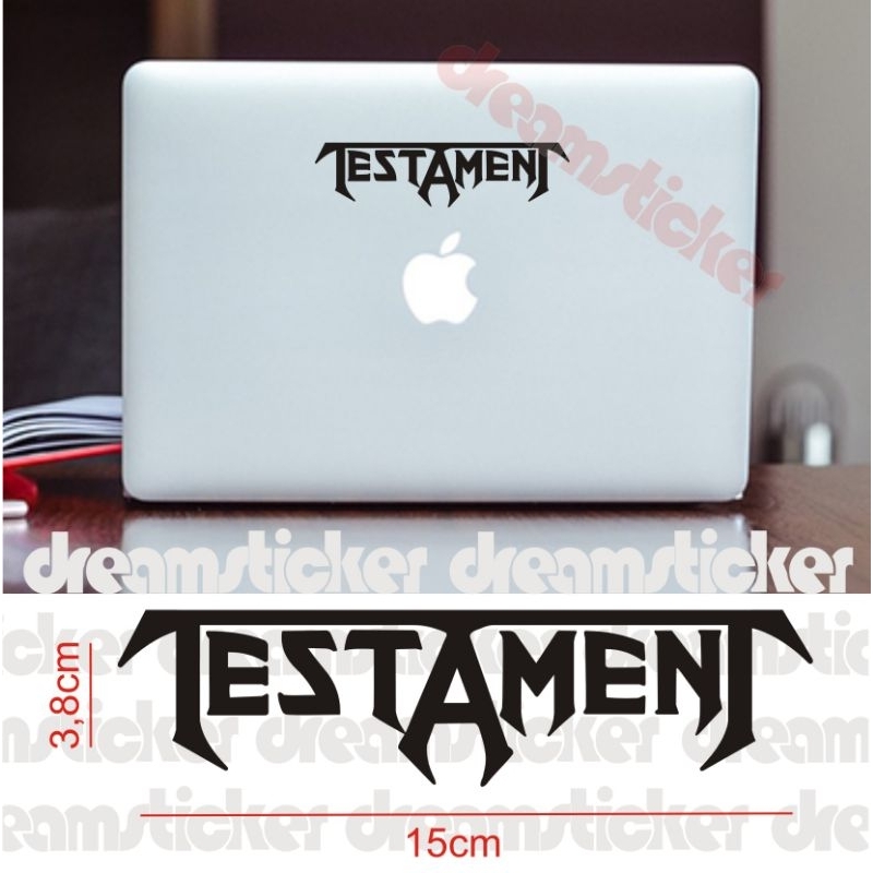 Jual Stiker Testament Band Sticker Laptop MacBook Decal | Shopee Indonesia