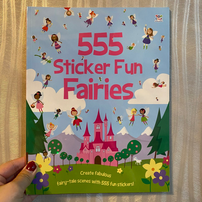 Jual 555 sticker fun activity book farm dinosaurs unicorn animals sea ...